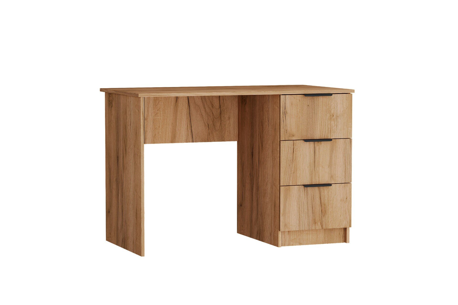 Стол письменный, с ящиками Лигия, Легкомаркет, 1200х600х752, дуб крафт золотой