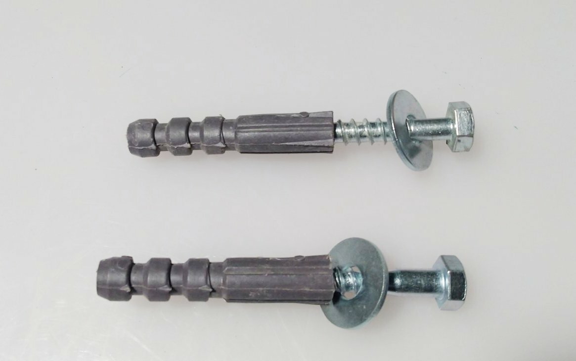 Крепление для унитаза к полу d:8мм (2шт)