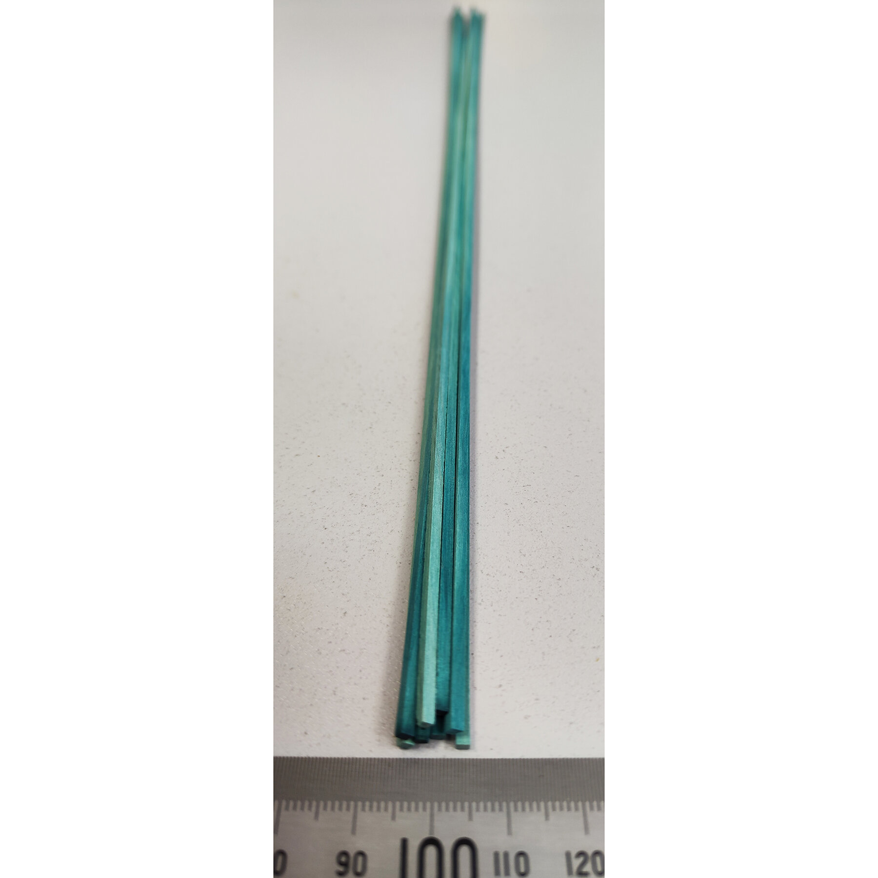 Рейка граб зеленый, 2х2х400 мм, 8 шт, материал для моделирования, Россия