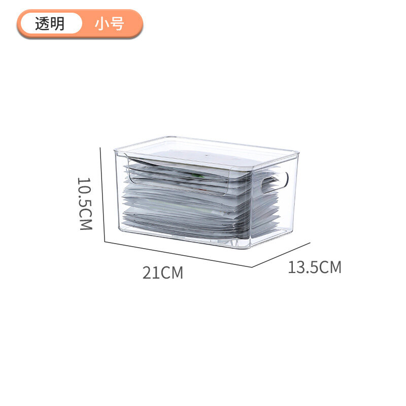 Акриловый прозрачный контейнер для хранения, настольный контейнер для книг, книжная полка, высококачественная корзина для хранения для студентов