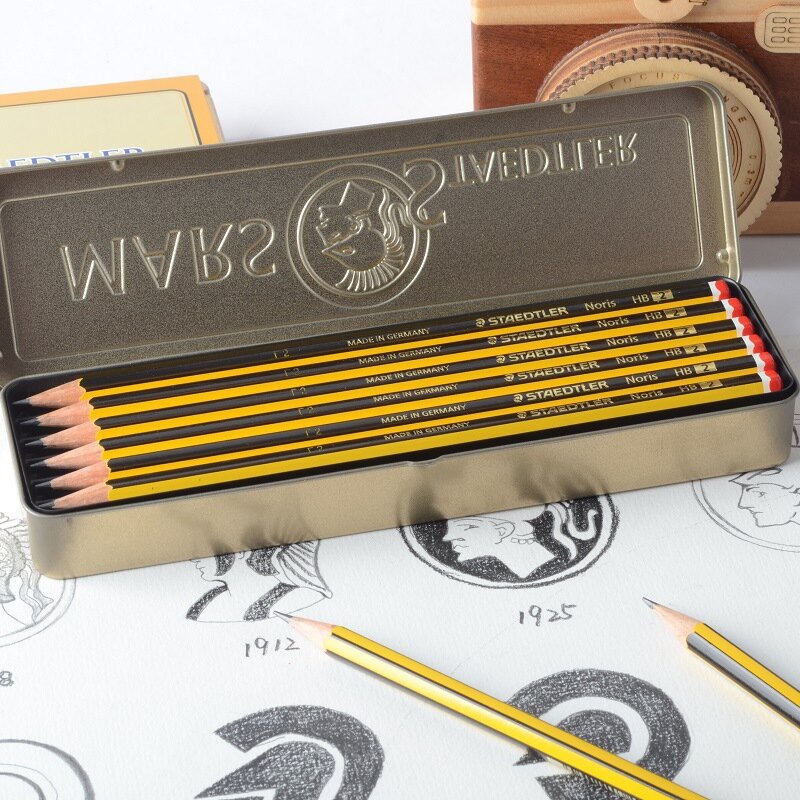 Набор карандашей STAEDTLER Shide building, HB, дерево, 12 штук