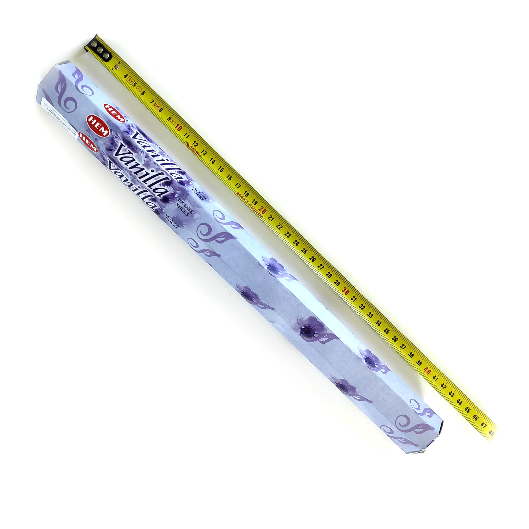 Hem Incense Sticks VANILLA (Храмовые длинные благовония ваниль, Хем), уп. 10 палочек.