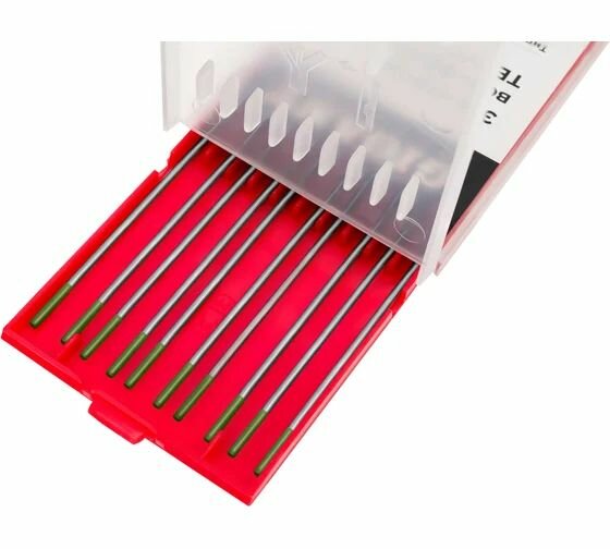 Вольфрамовые электроды для tig сварки WP-175 1.6 мм зеленый АС упаковка 10 шт Gigant TE-WP-X-1,6