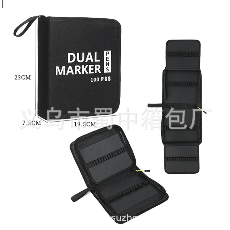 Акриловый маркер, трансграничный, на водной основе, пенал, 100 цветов