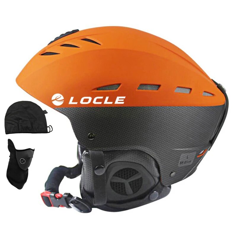 LOCLE лыжный шлем оранжевый, взрослый/детский