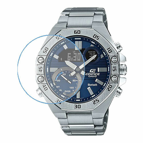 Скрин Мобайл защитный экран для часов Casio ECB-10D-2A из нано стекло 9H