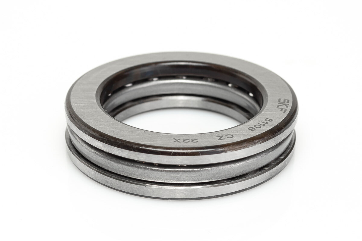 Подшипник упорный SKF 51106, шариковый, однорядный 30х47х11 мм — фото 1