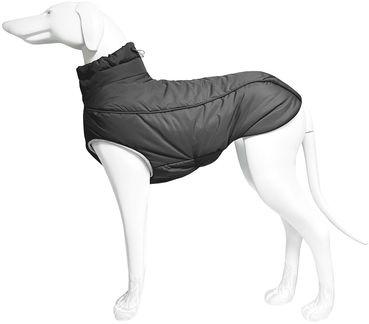 OSSO FASHION жилет зимний для собак средних и крупных пород Аляска темно серый (70-1)