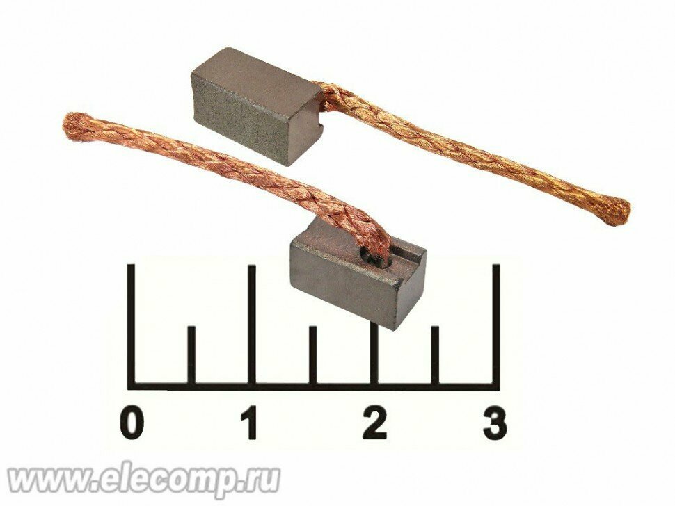 Щетка меднографитовая 6.3*6.3*12 Krauf KSB0019MG (AMTT53309) (2 штуки)