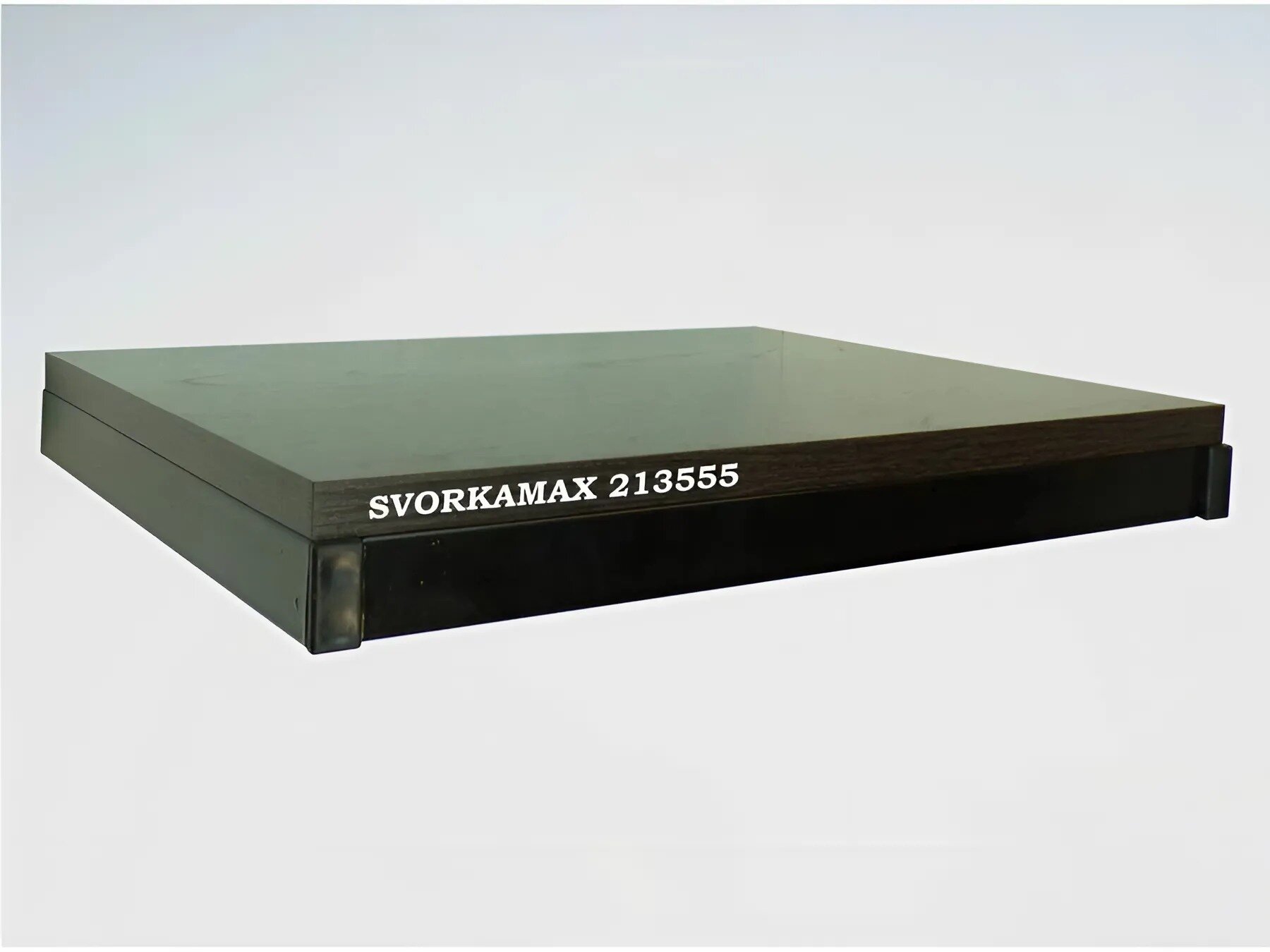 Полка скрытого крепления GARROSS "SIBERIA 213555", одна полка 30х40 см, высота 4,6 см, каркас чёрный, цвет полок венге