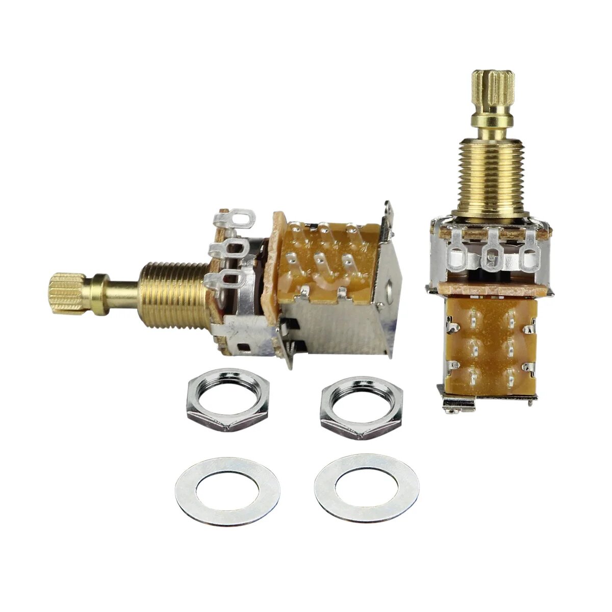 FLEOR Потенциометры для гитары 2 шт. 250K/500K B250K and B500K