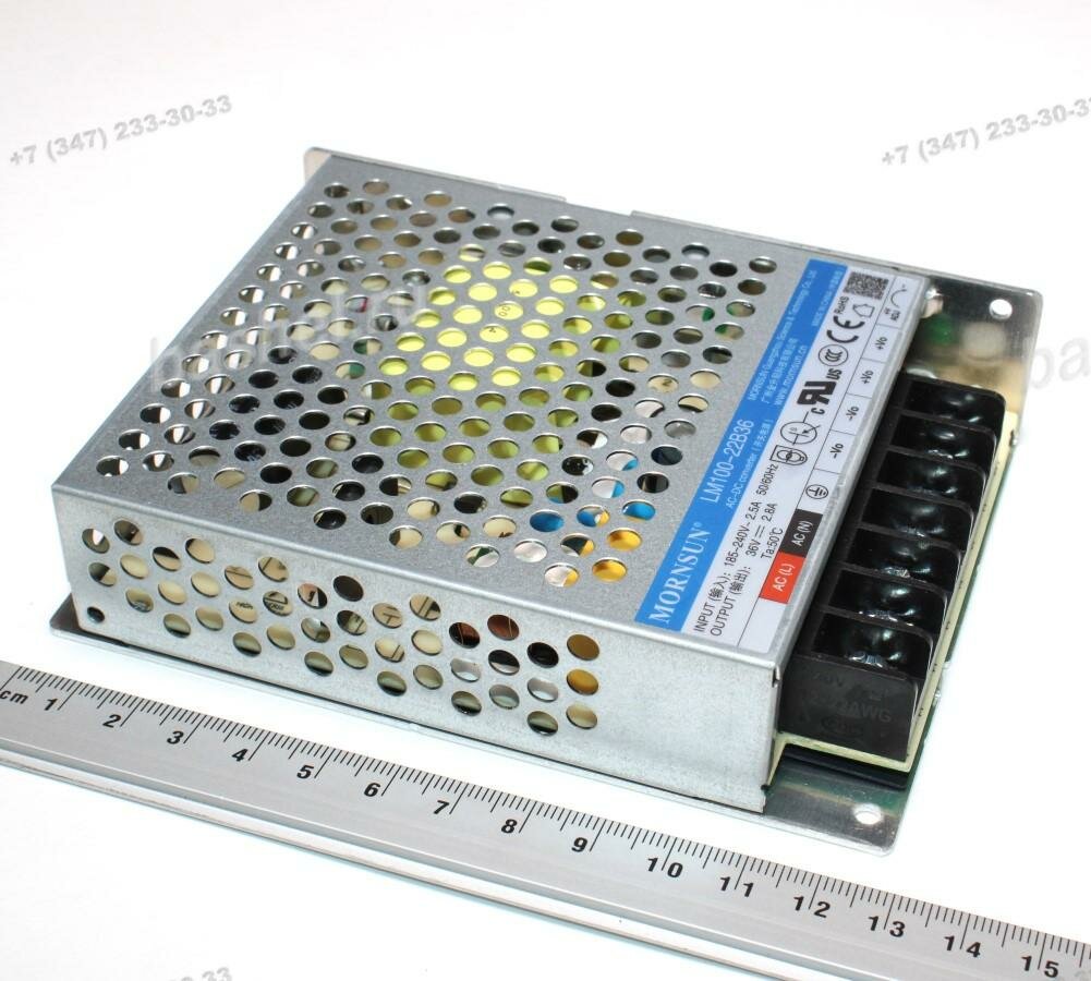 36V, 100W, 2.8A LM100-22B36, Модуль питания сетевой (блок питания с винтами), MORNSUN