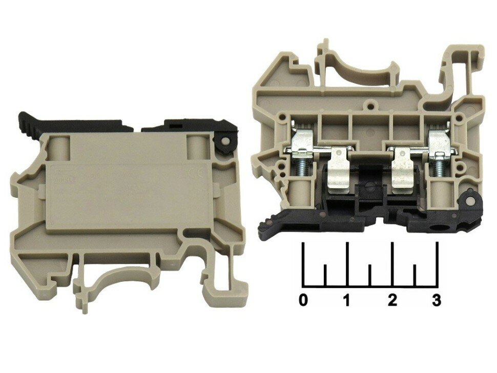 Держатель вставки плавкой ВП 5*20 DK4N-TF на DIN-рейку