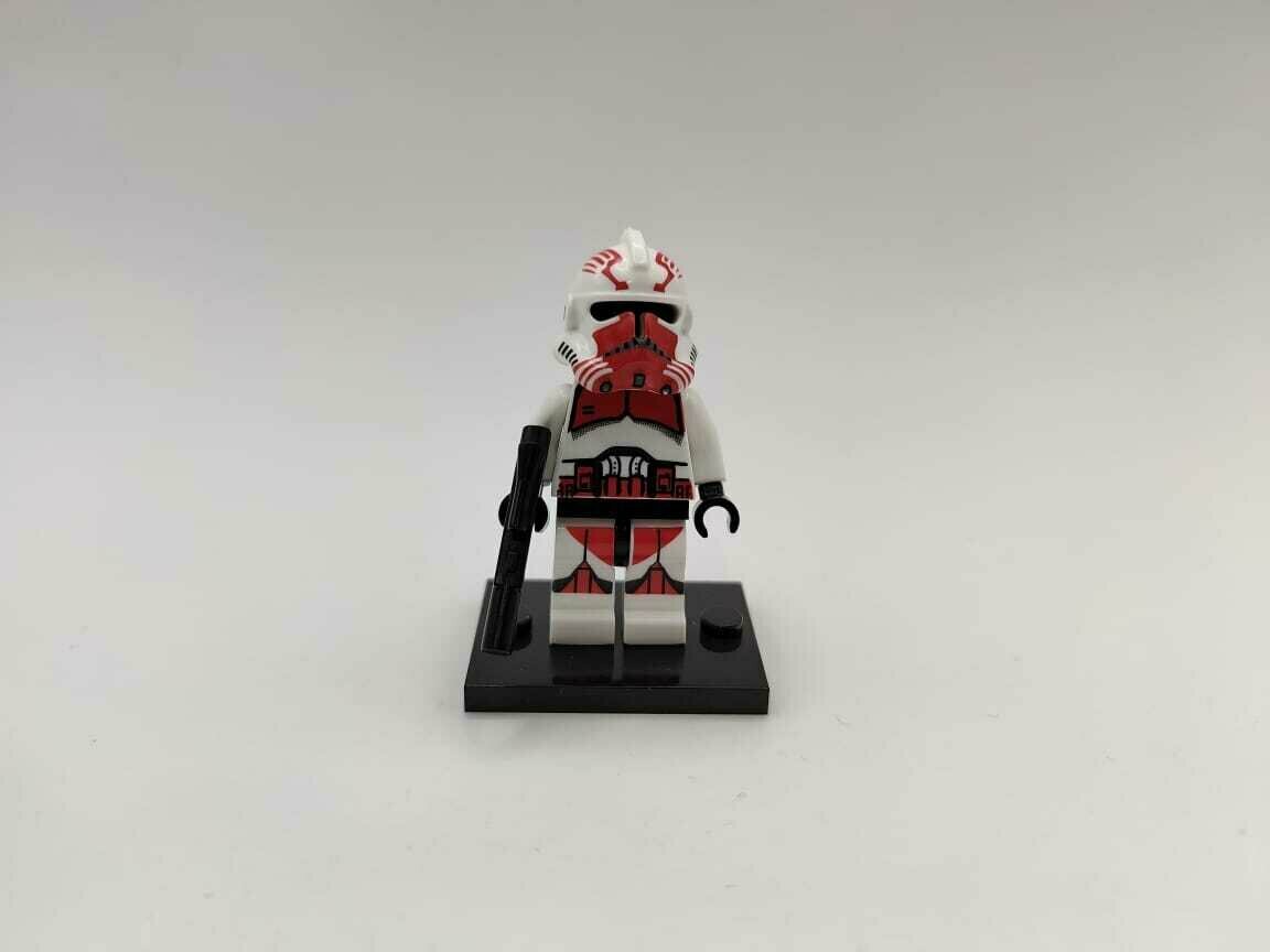 Минифигурка «Раритетный шоктрупер из гвардии Корусанта», фигурка серии "Клоны" Star Wars, совместима с конструкторами Lego