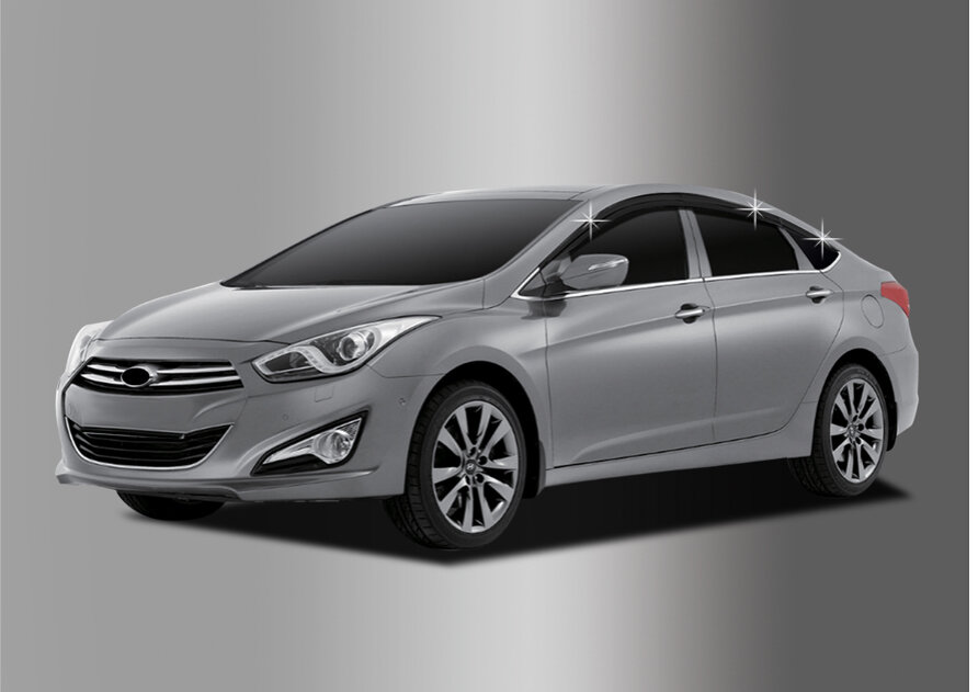 I40 дефлекторы на окна тёмные шт