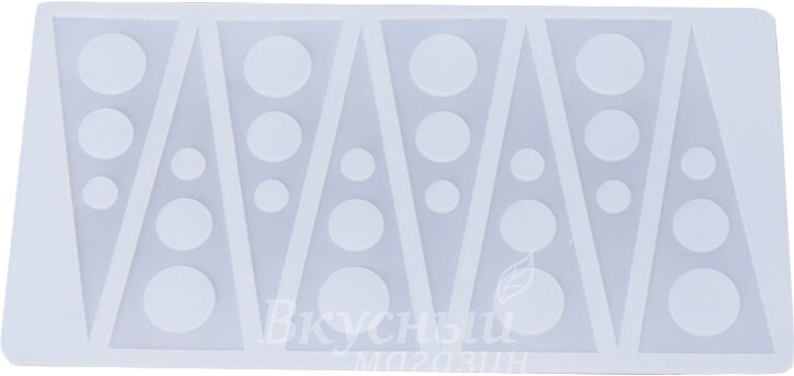 Мат для шоколада/мастики силиконовый Геометрия (Набор из 3 шт.)