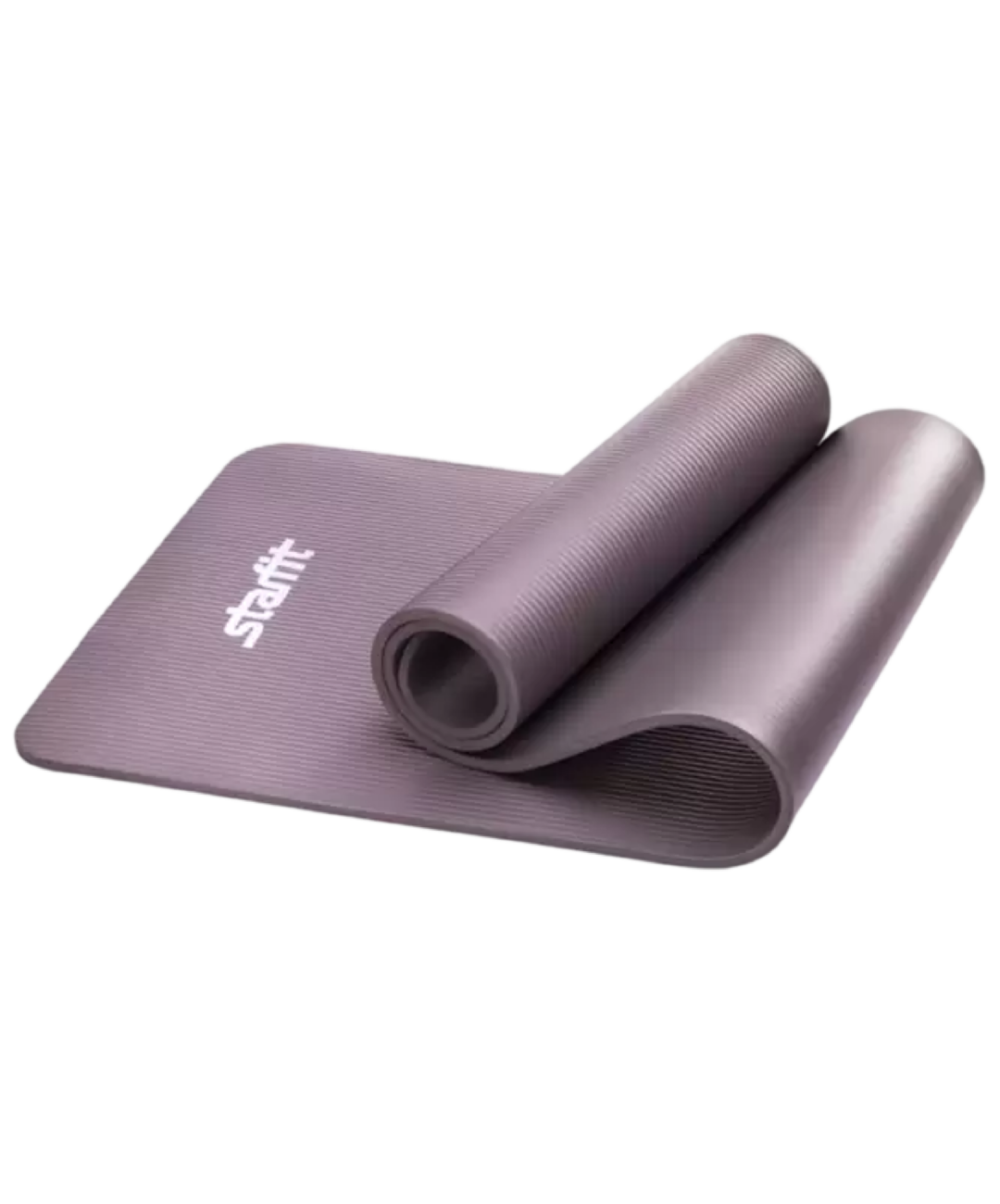 Коврик для йоги Starfit NBR FM-301 183x58x1 см, толстый, серый