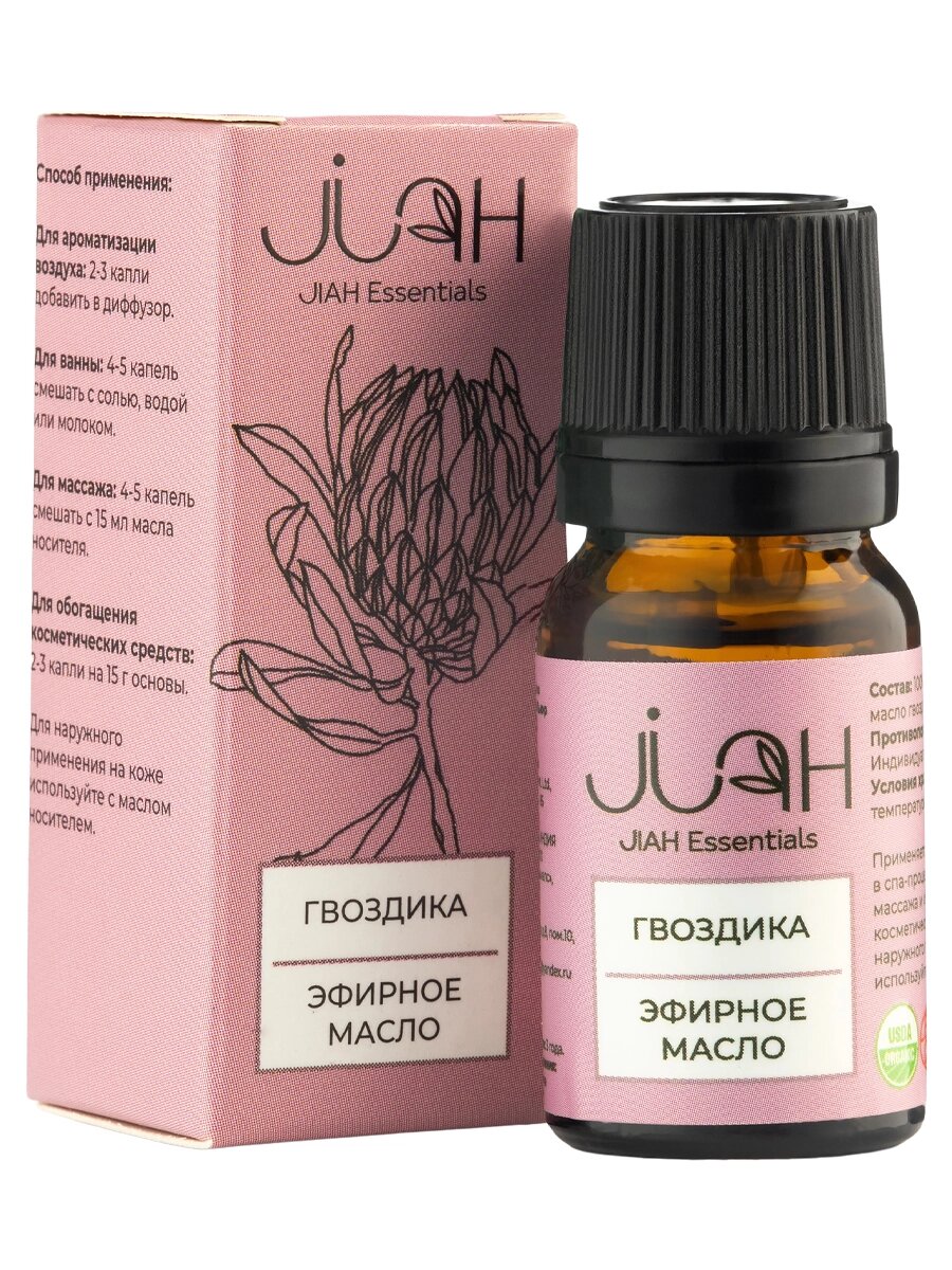 Эфирное масло «Гвоздика» JIAH Essentials 10 мл