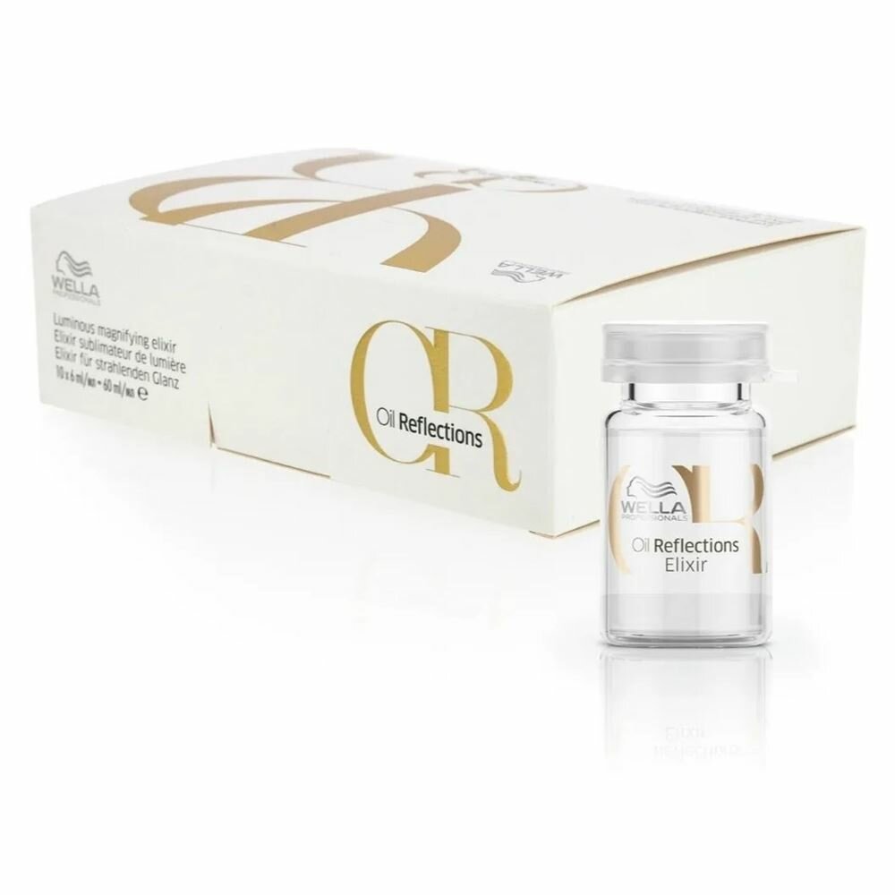 Эссенция Wella Professionals Oil Reflection для интенсивного блеска волос, 10*6 мл