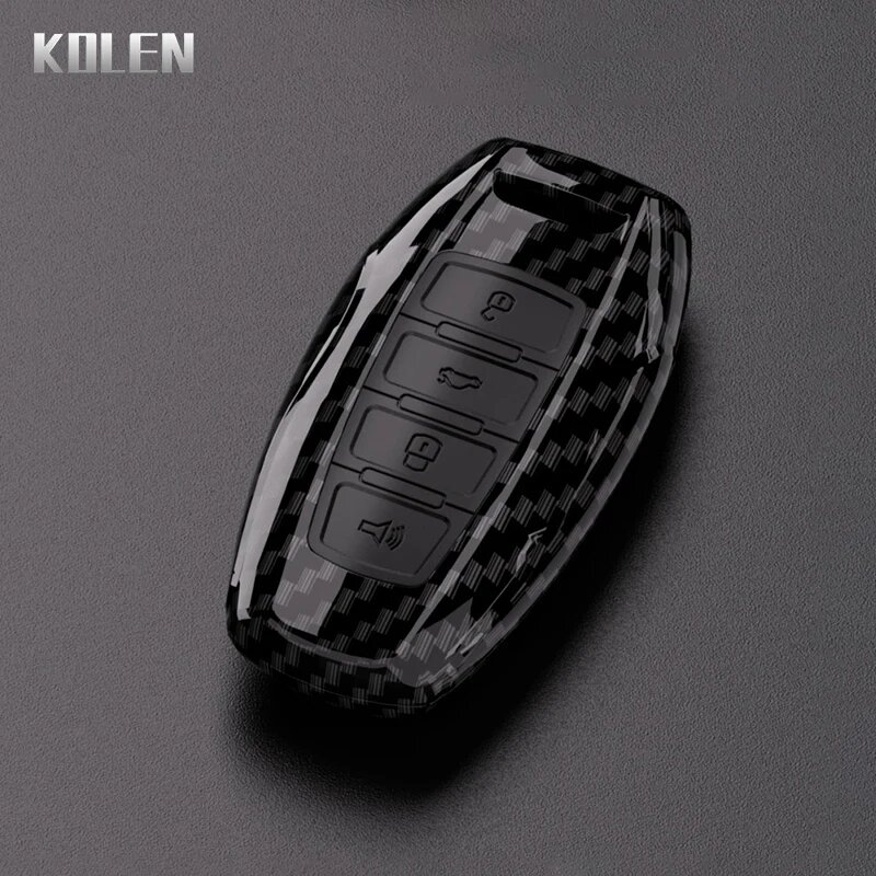 Чехол для автомобильного ключа из АБС-углеродного волокна для Great Wall Haval Jolion H1 H6 H7 H4 H9 F5 F7 F7X F7H H2S GMW Dargo Key, защитный держатель