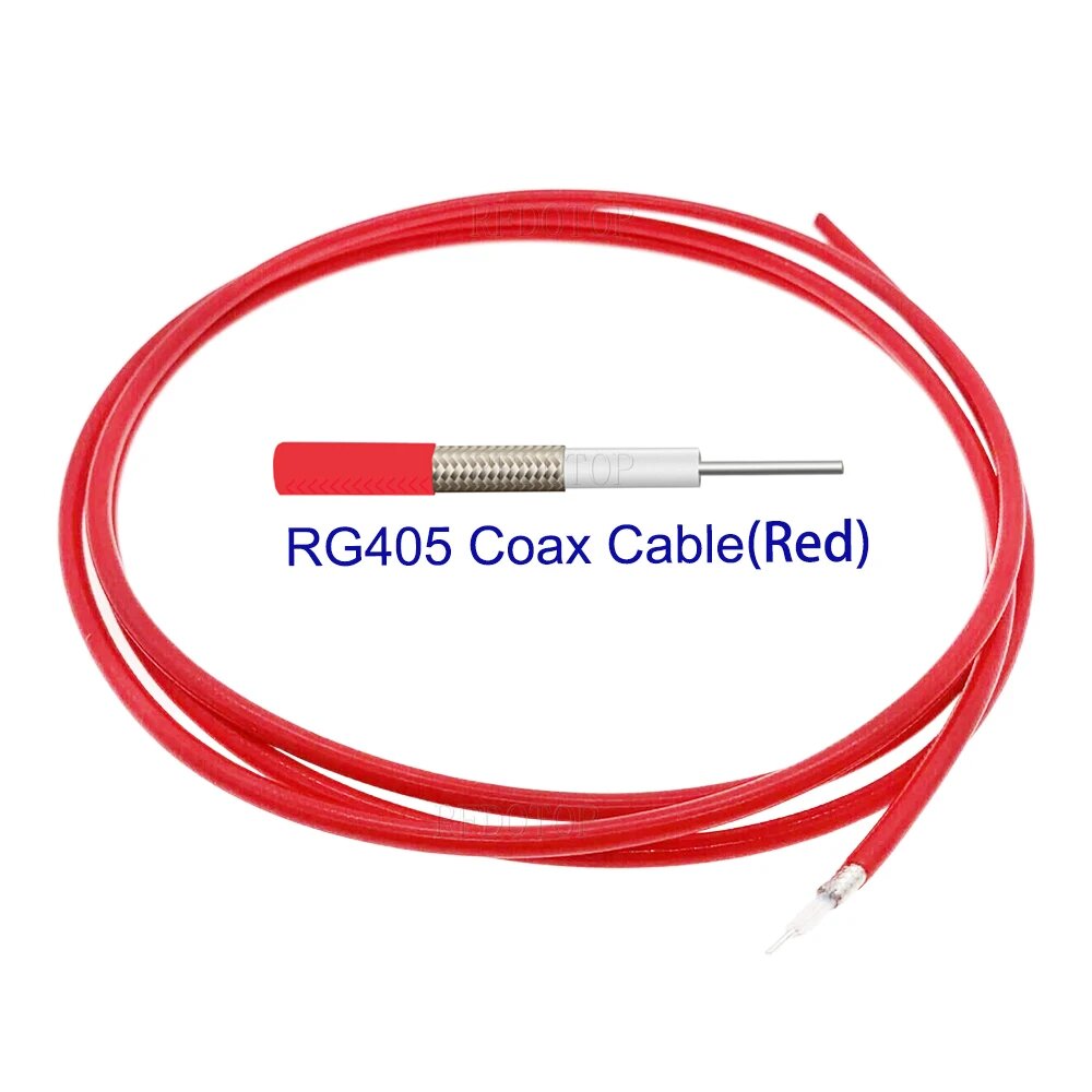 RG405 Коаксиальный кабель, Red, 2M