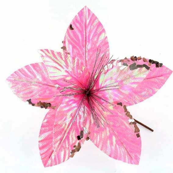 Украшение новогодние Феникс Полиэстер, На Клипсе Из Черного Металла, 19х30,5х30,5 см (91291)