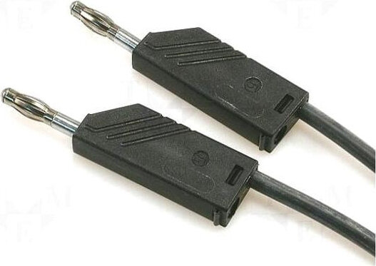 Провод HIRSCHMANN MLN SIL 100/1 SW Измерительный провод 60ВDC 16А с осевым гнездом 4мм Дл: 1м 1шт