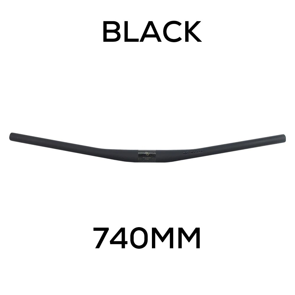 Syncros-Custom Руль MTB из углеродного волокна 31.8 мм 680-740 мм матовый черный Черный, Black 740mm