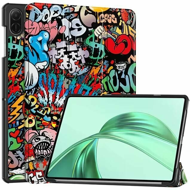 Чехол на Honor Pad X8a / NDL-W09 / Хонор Пад Х8а 11 дюйма, 2024 года, умный с магнитом, мегаполис