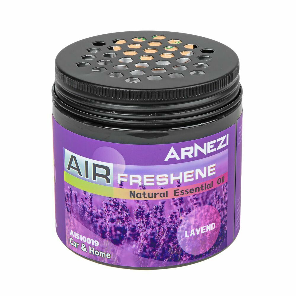 Ароматизатор для автомобиля, пахучка в машину, гелевый освежитель воздуха салона авто, со вкусом лаванда, лавандовый аромат AS-03 'Lavender'A1510019 Arnezi