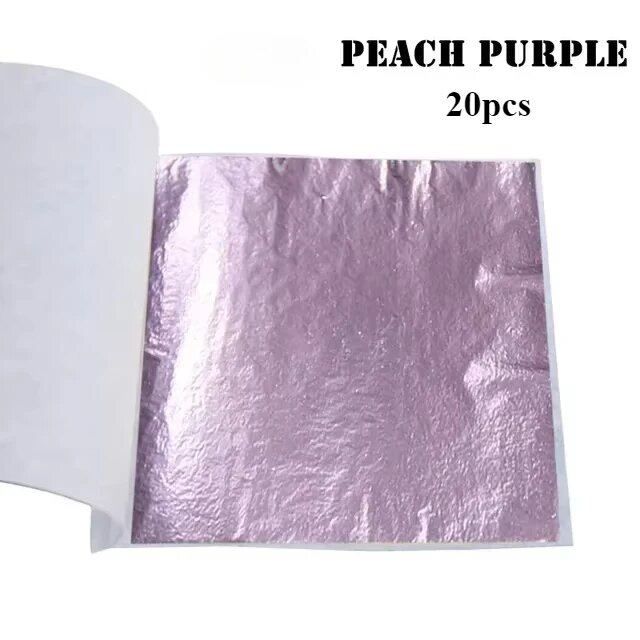 Листы сусального золота Peach Purple 20 шт.