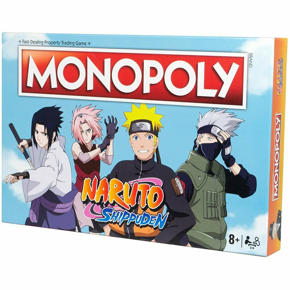 Monopoly: Naruto Shippuden, Hasbro , Настольная игра (на английском языке)