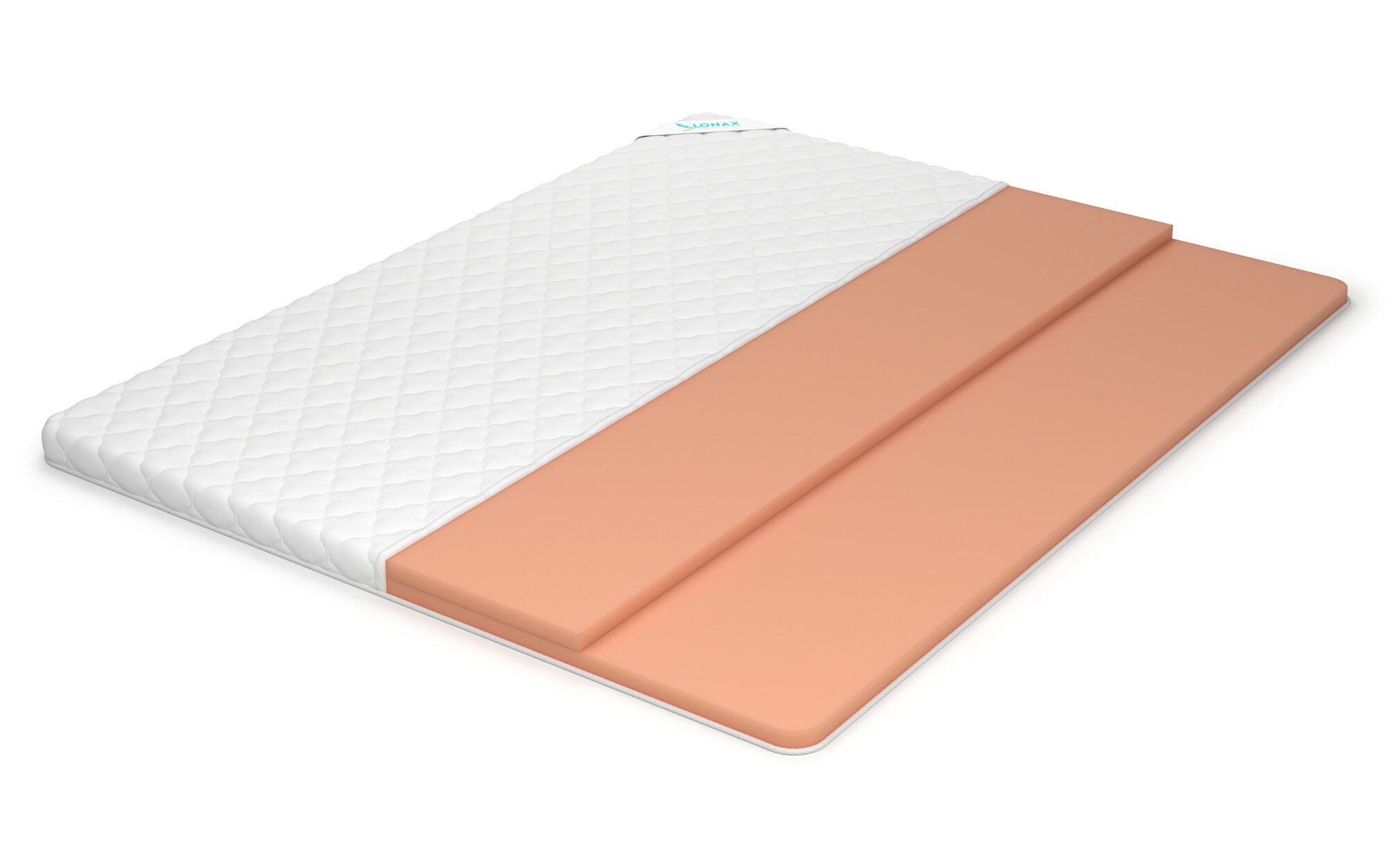 Матрас Lonax LX 6 J 150х200 серии Топпер высота 6 см анатомический мягкий Беспружинный