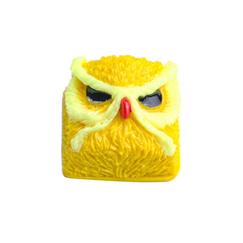 DIY смола Механическая клавиша клавишная клавиша малая сова конструкция клавиш