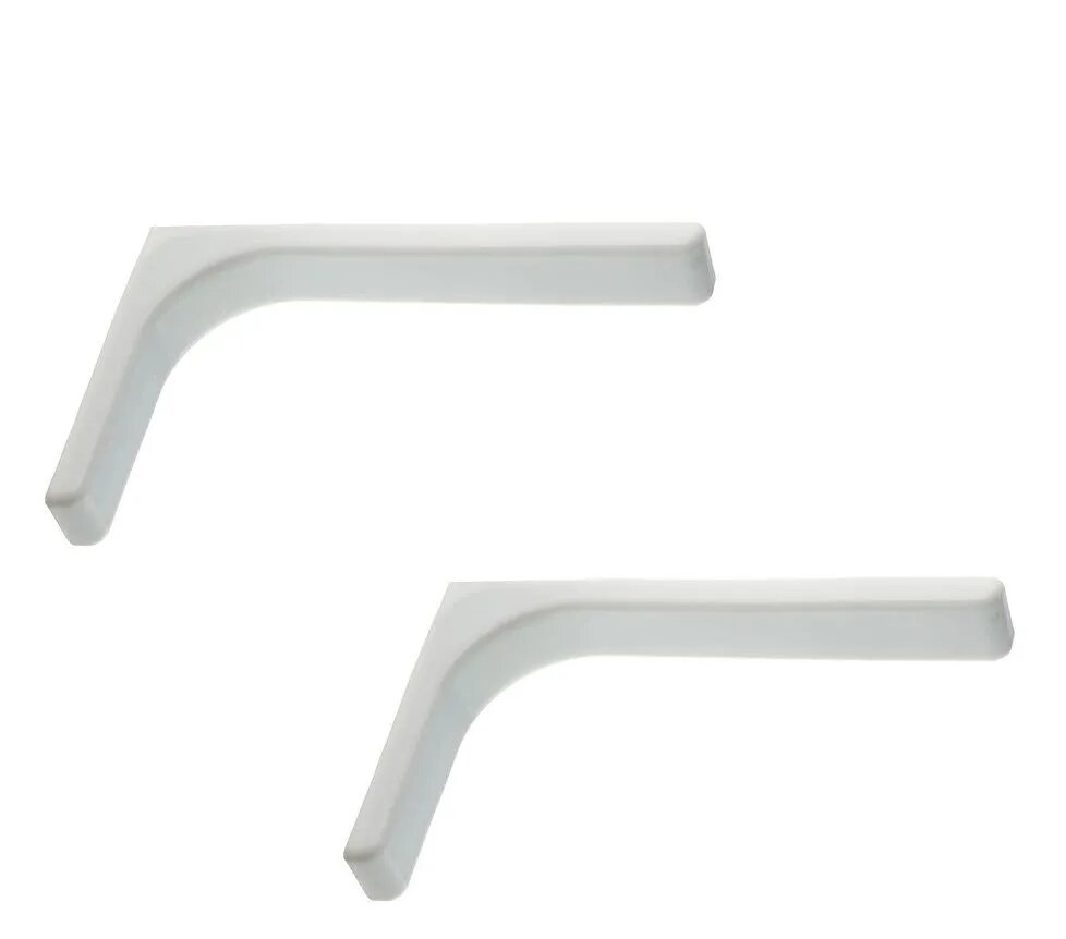 Полкодержатель GTV длинна 240 мм, цвет белые (комплект 2 шт)