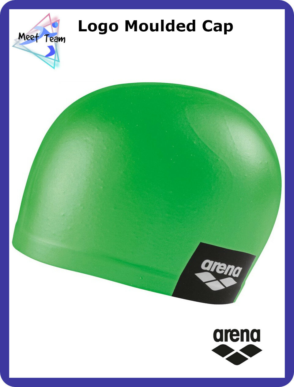 Шапочка для плавания Arena Logo Moulded Cap (белый)