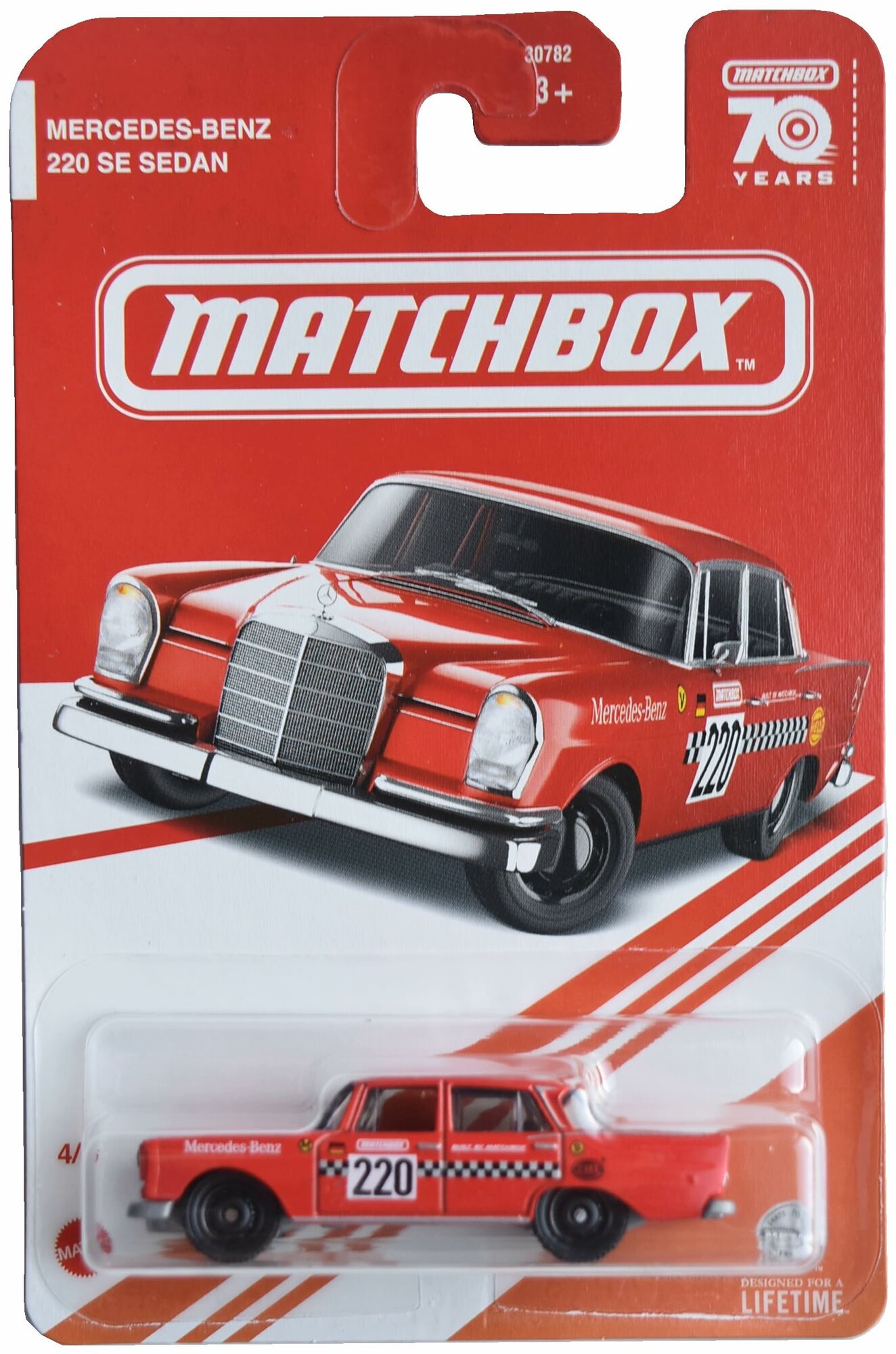 Машинка Matchbox 30782-Mercedes-Benz 220 Se Sedan