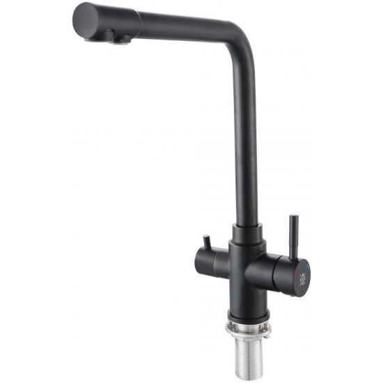 Смеситель для кухни Ростовская Мануфактура Сантехники РМС SUS125BL-017F-015, с переключением фильтра
