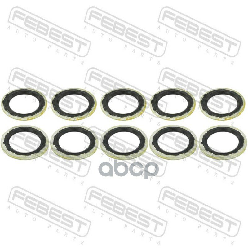 Кольцо уплотнительное трубки кондиционера цена за 1 ШТ " Febest арт. RINGAH019PCS10