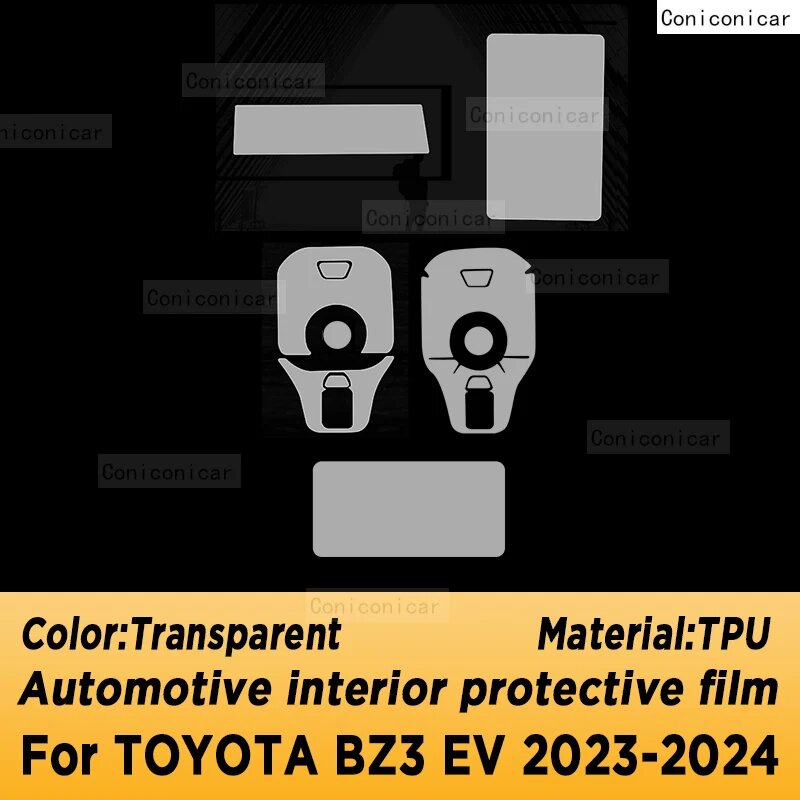 Для TOYOTA BZ3 EV 2023 2024, панель навигационного экрана, автомобильный интерьер, защитная LHD