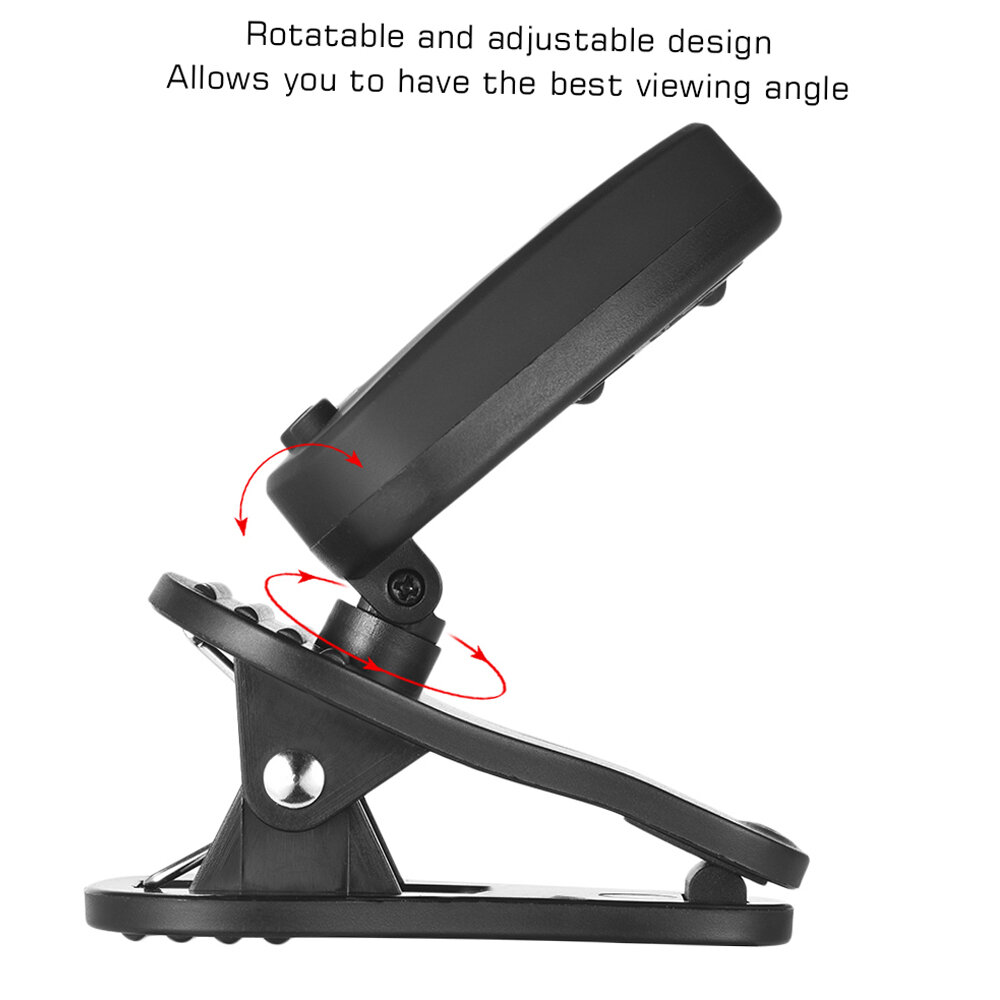 Тюнер для духовых инструментов ET 3000 Вт, мощность 3000 Вт, режимы настройки с микрофоном и клипсой, поддержка саксофона, кларнета, трубы, флейты