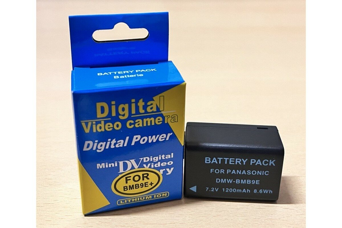 Аккумулятор DIGITAL DMW-BMB9E аналог аккумулятора Panasonic DMW-BMB9E
