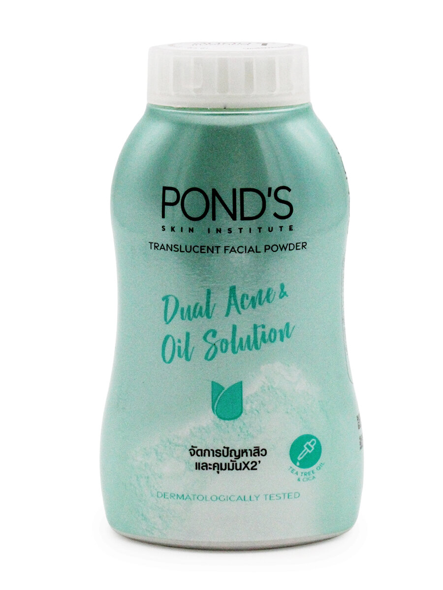 Pond's Пудра минеральная рассыпчатая для жирной кожи Dual Acne & Oil Solution Bright Powder, 50 г