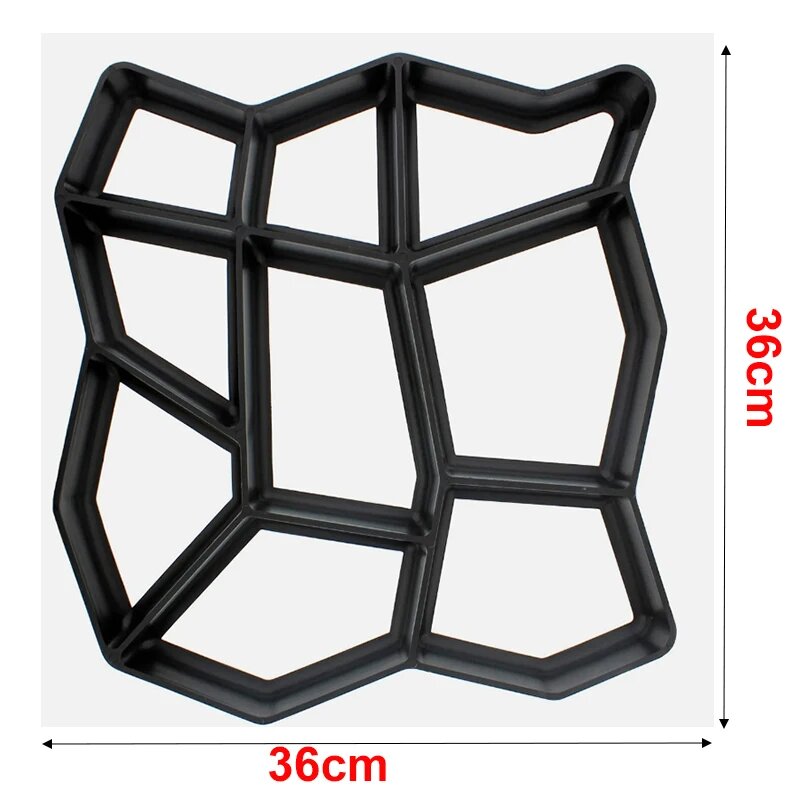 Форма для тротуарной плитки черная