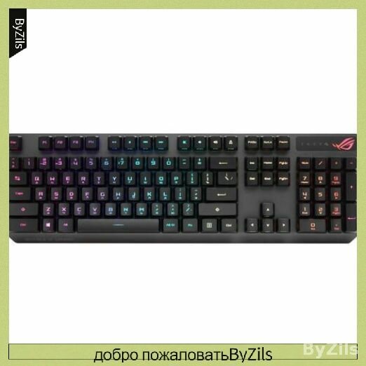 Клавиатура проводная Asus ROG Strix Scope RX Red Ru USB (90MP0240-BKRA00)