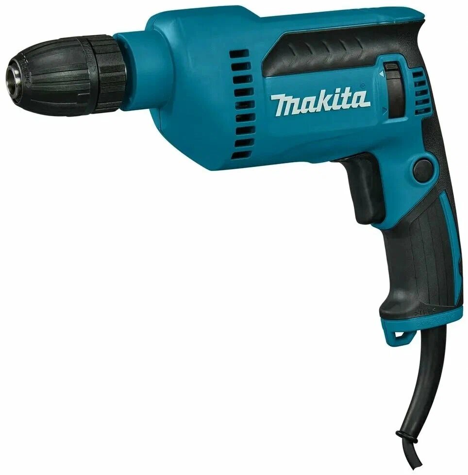 Дрель безударная Makita DP4021 630Вт быстрозажимной патрон, реверс