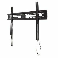 Kromax Крепеж FLAT - 1 black, Кр. стал. наст. для TV 32" - 90", max 65 кг, 0 ст св, от ст. 28 мм, max VESA 600x400 мм.