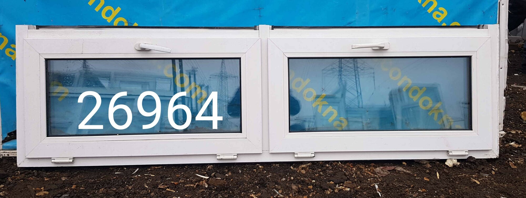 Пластиковое окно Б/У 530(в)х1820(ш)