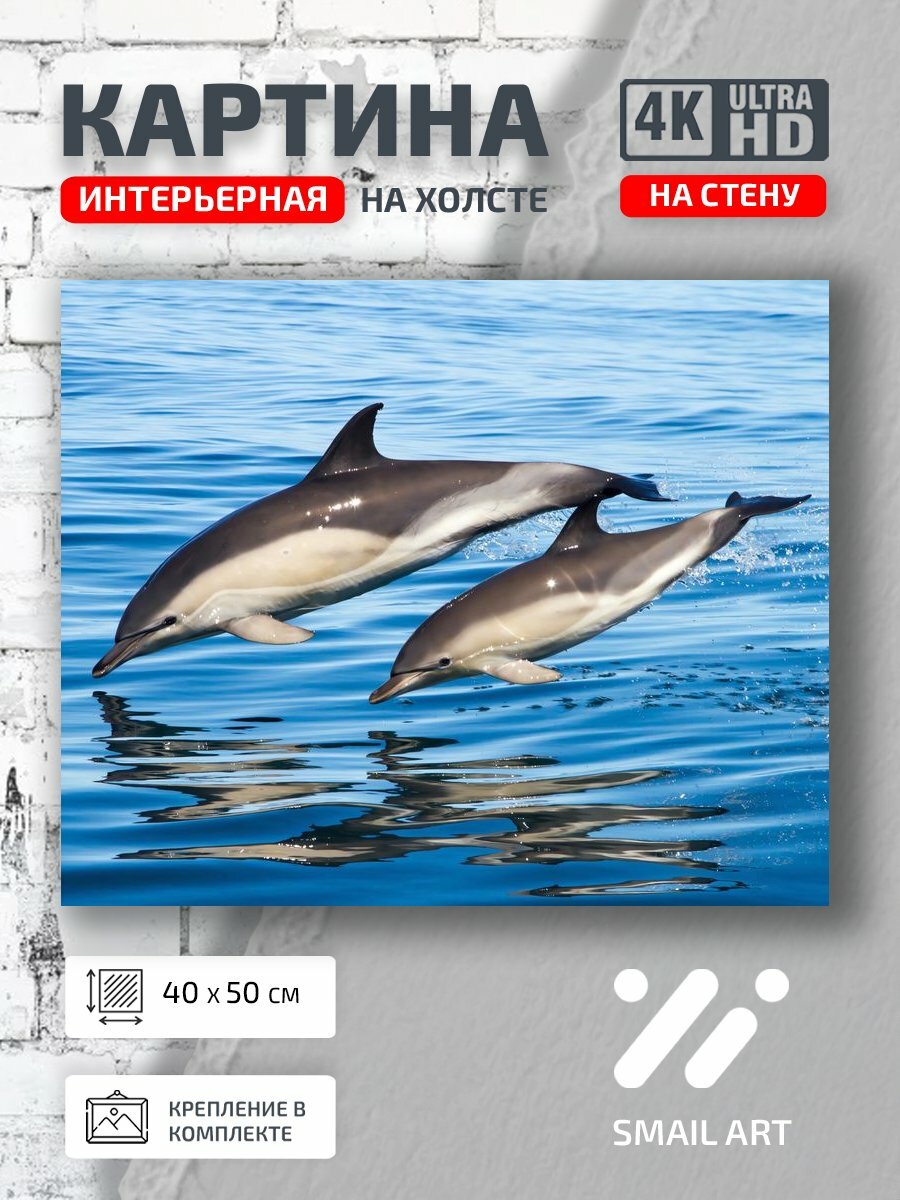 Картина на холсте интерьерная 40 на 50 на стену Прыжок Mood для кабинета атмосфера интерьер