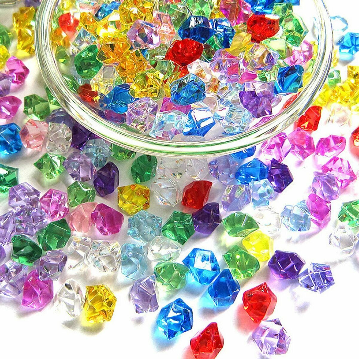 Декоративные акриловые камни для аквариума, цвет 200pcs